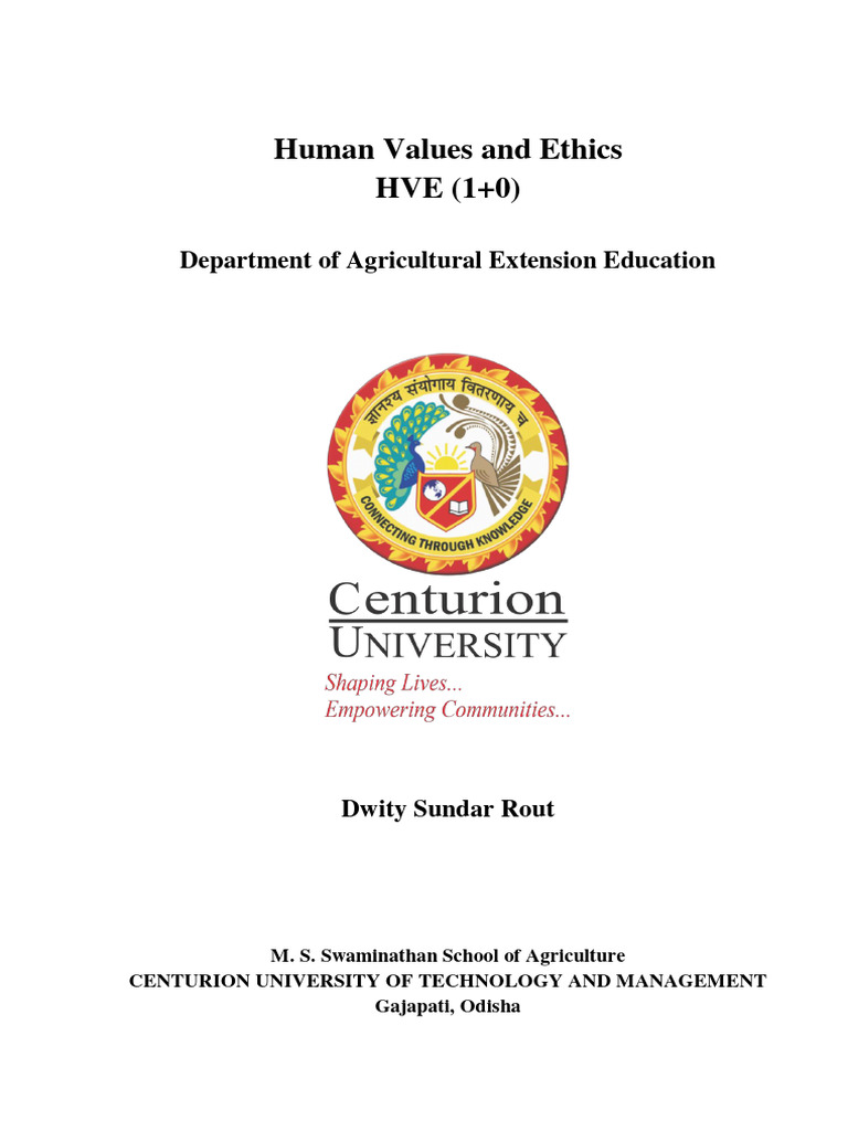 Human Values And Ethics Book Pdf Principle Indian Philosophy