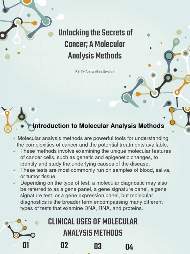 Methods of Molecuar Analysis | PDF | Fluorescence In Situ Hybridization ...