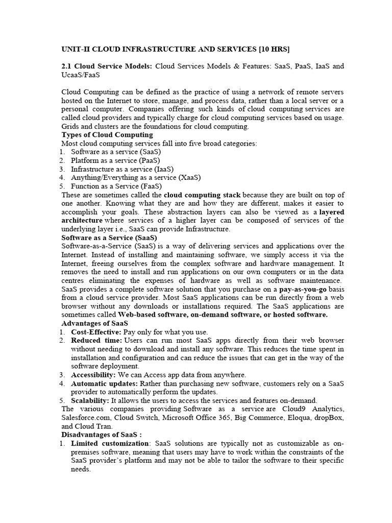 Unit 2 CC | PDF | Cloud Computing | Virtualization