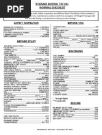 Boeing 777 Checklist | PDF | Takeoff | Cockpit