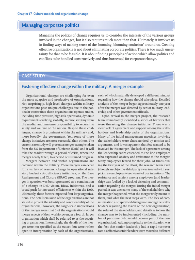 case study | PDF | Mergers And Acquisitions | Leadership