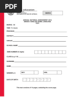 Cambridge Primary Checkpoint English Practice Worksheets 5 | PDF