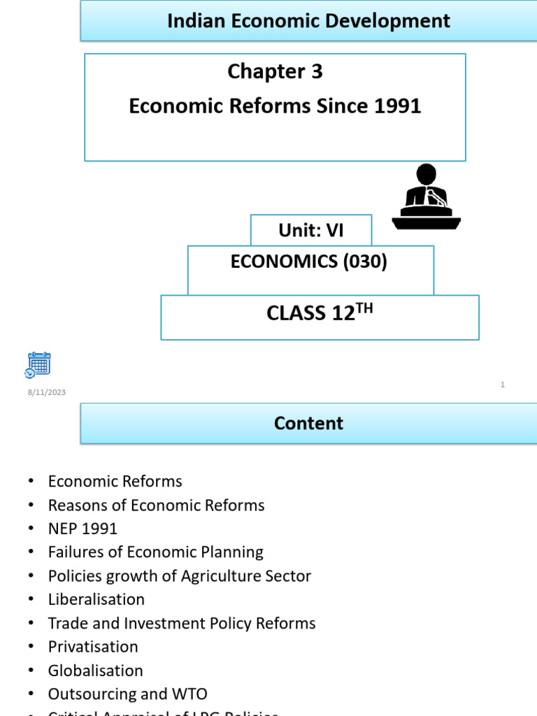 Chapter 3 Economic Reforms Since 1991 | PDF | Taxes | Globalization