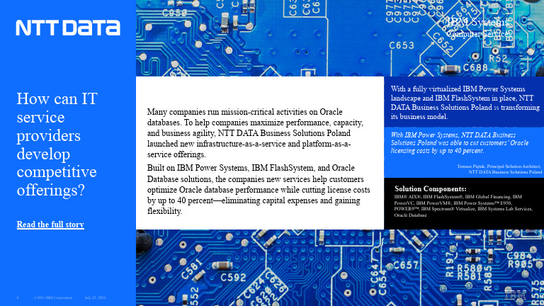 NTT DATA Business Solutions Poland | PDF | Databases | Ibm