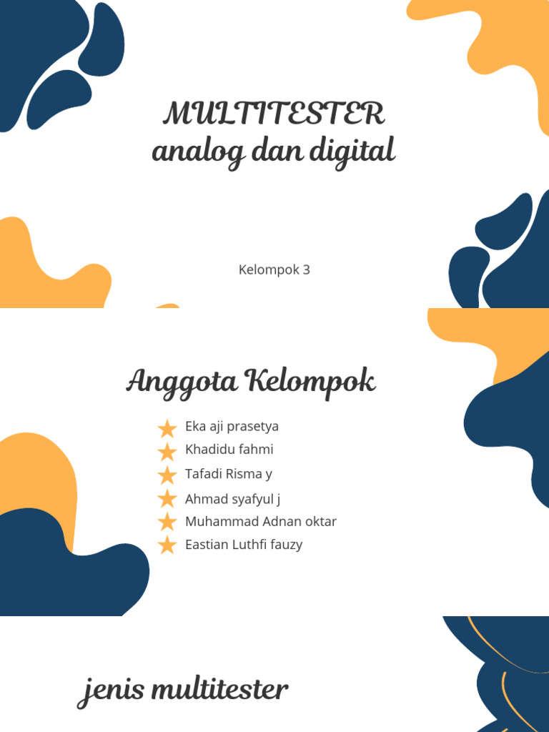 Perbandingan Multimeter Analog dan Digital | PDF | Sains & Matematika ...