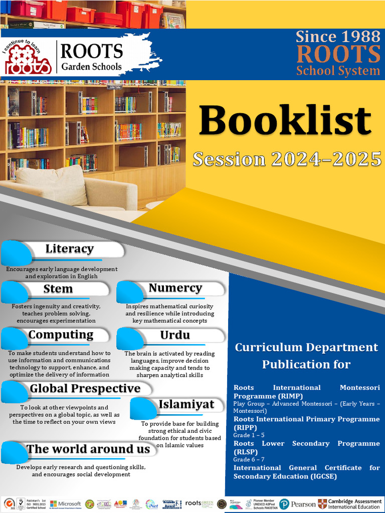 Final Booklist For Parents Grade 6 - 2024 - 2025 | PDF | Notebook | Pen