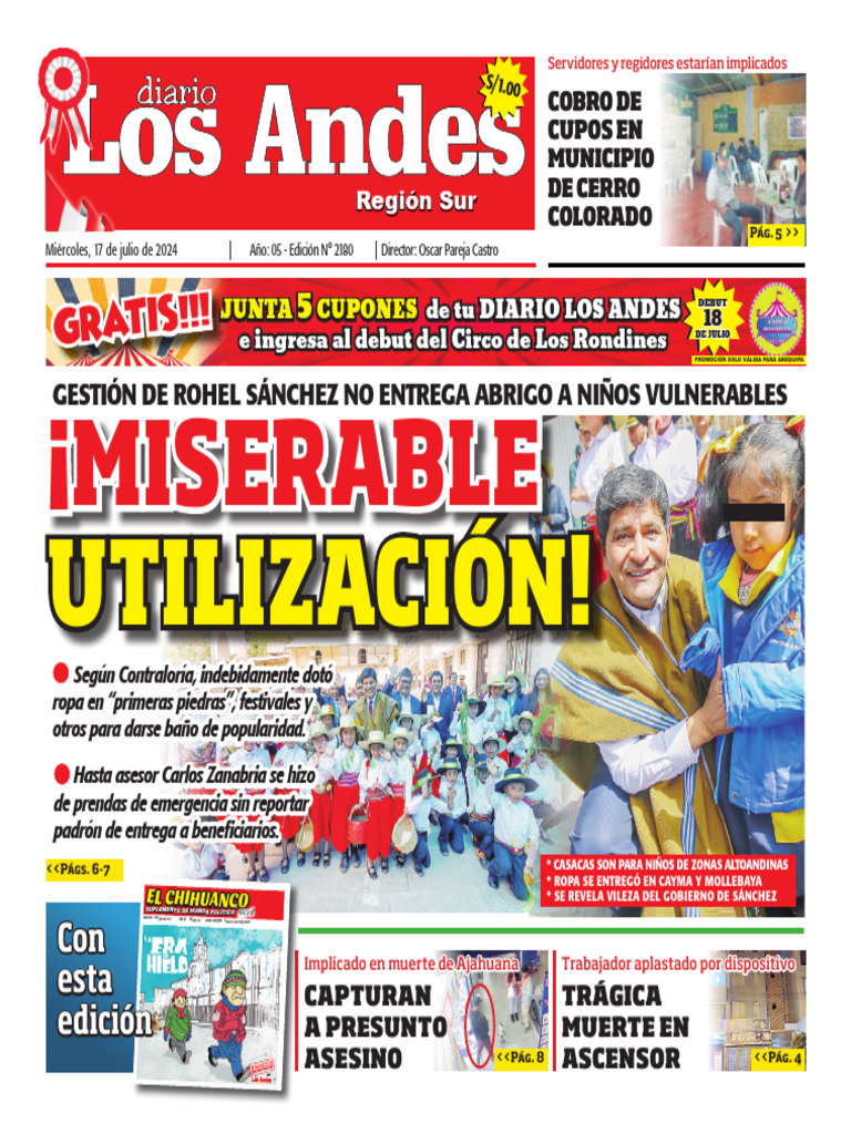 Diario Los Andes Region Sur Edición 2180 | PDF