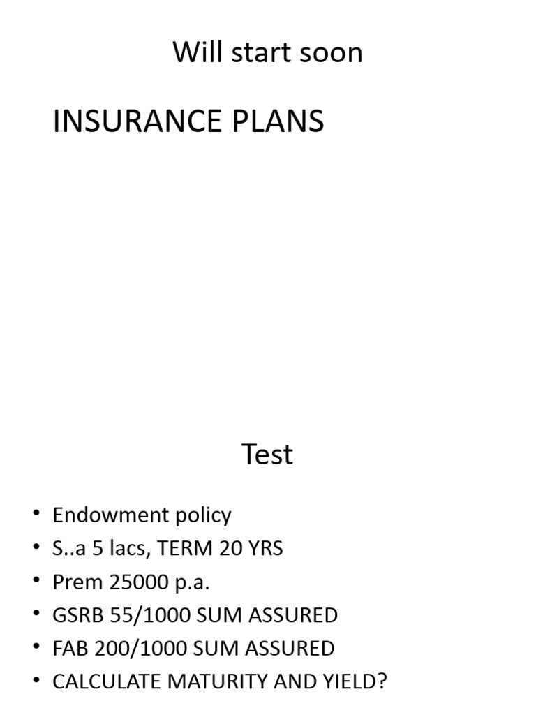 Comprehensive Guide to Life Insurance Plans | PDF | Life Annuity ...