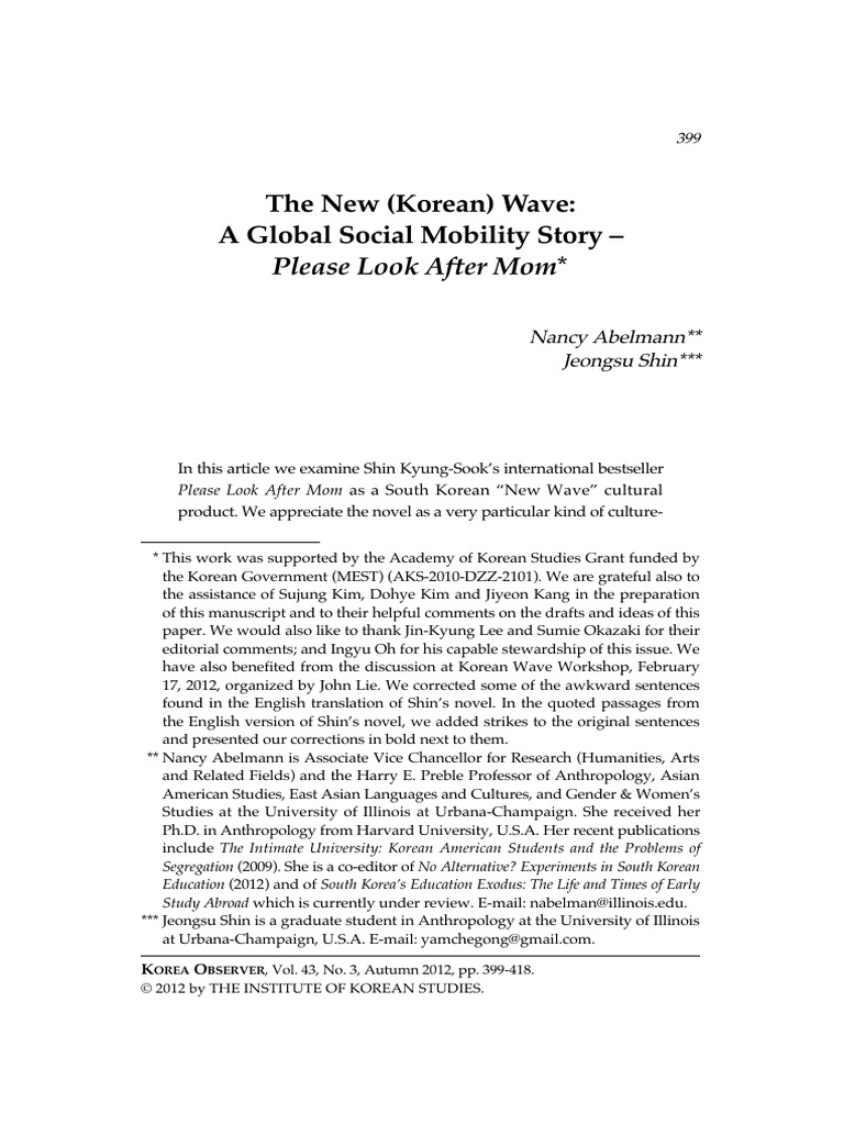 The New (Korean) Wave | PDF | Korean Language | South Korea