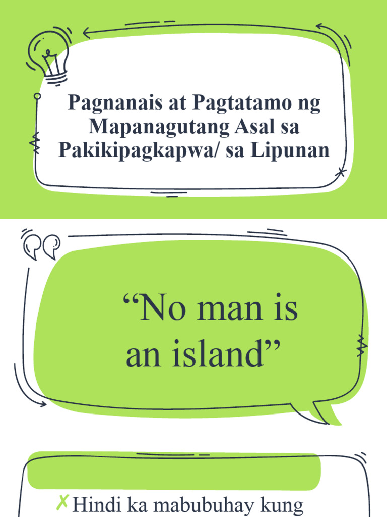 L4 - Pagnanais at Pagtatamo NG Mapanagutang Asal Sa Pakikipagkapwa | PDF