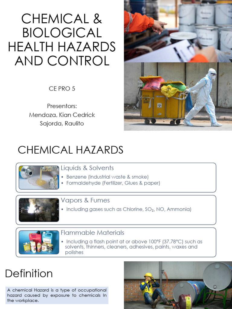 CHEMICAL & BIOLOGICAL HEALTH HAZARDS AND CONTROL | Download Free PDF ...