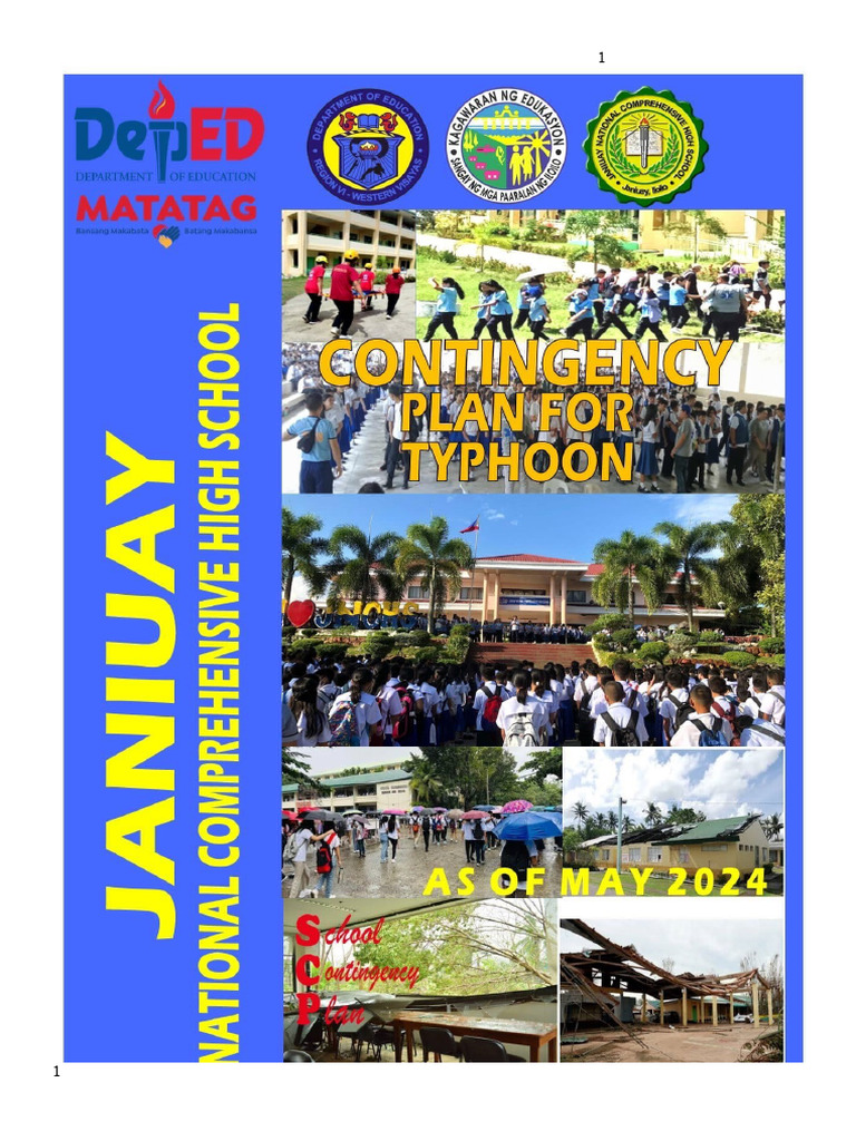 Janiuay 1 - Janiuay NCHS - 302512 2024 Contingency Plan For Typhoon ...
