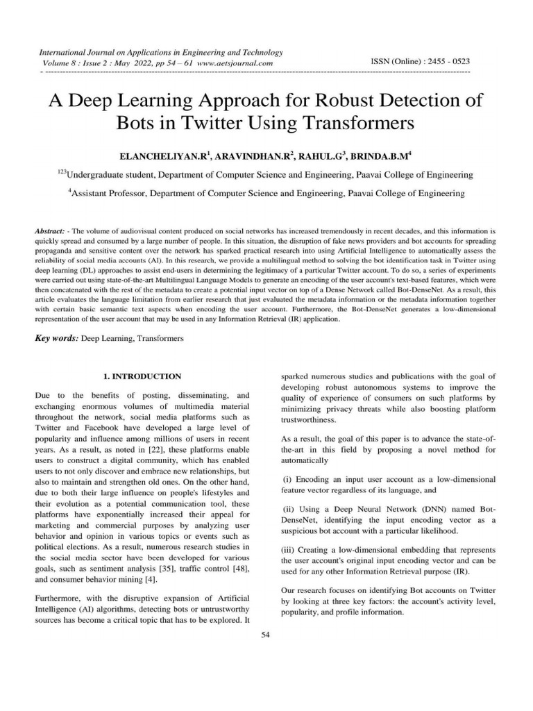 Aravindan Batch Conference Paper | PDF