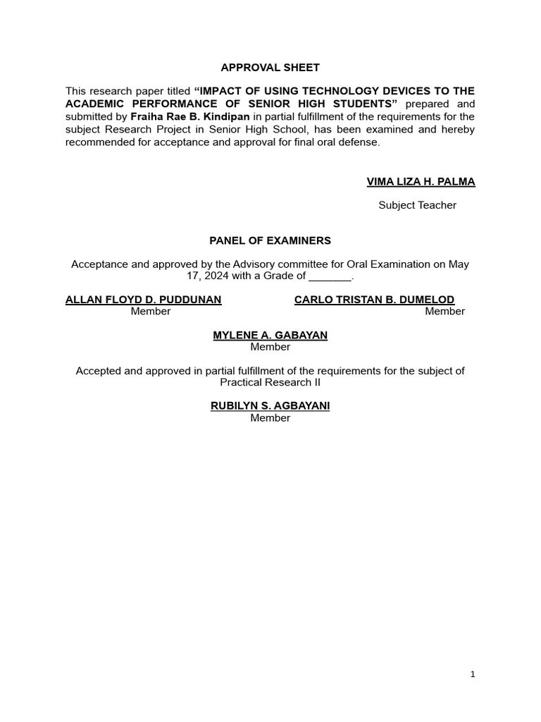 PR2 Final | PDF | Mean | Procrastination