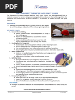 Rainy Weather Toolbox Talk | PDF | Occupational Safety And Health | Safety