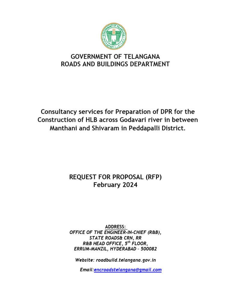 RFP Doc1 | PDF | Request For Proposal | Business