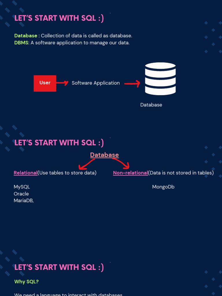 L1 - Lets Start With SQL | PDF