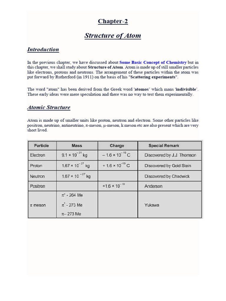 Ch 2 Atomic Structure Pdf Photoelectric Effect Atomic Orbital