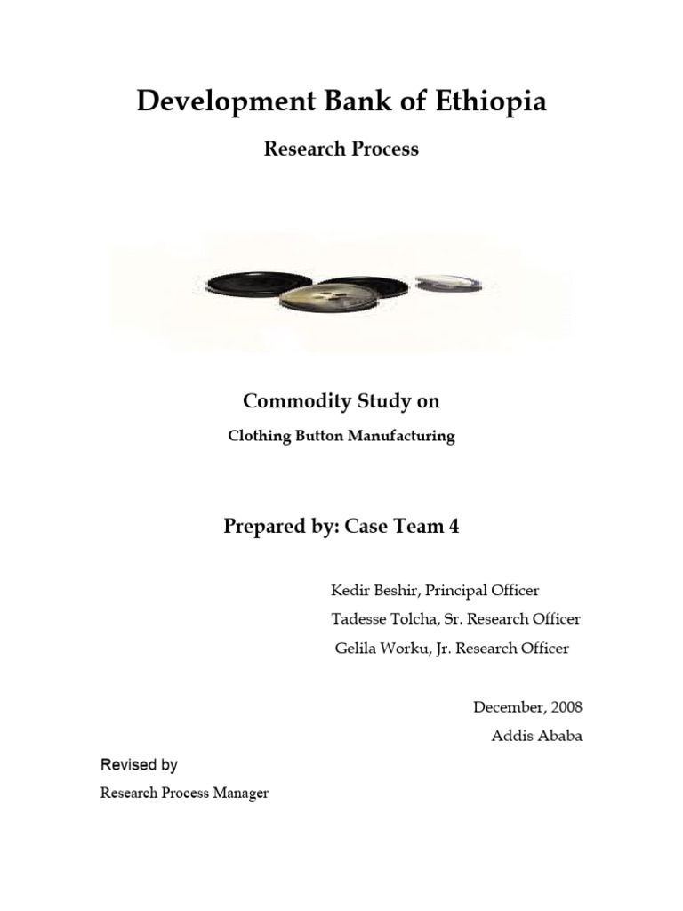 Button Final Study | PDF | Sheet Metal | Clothing