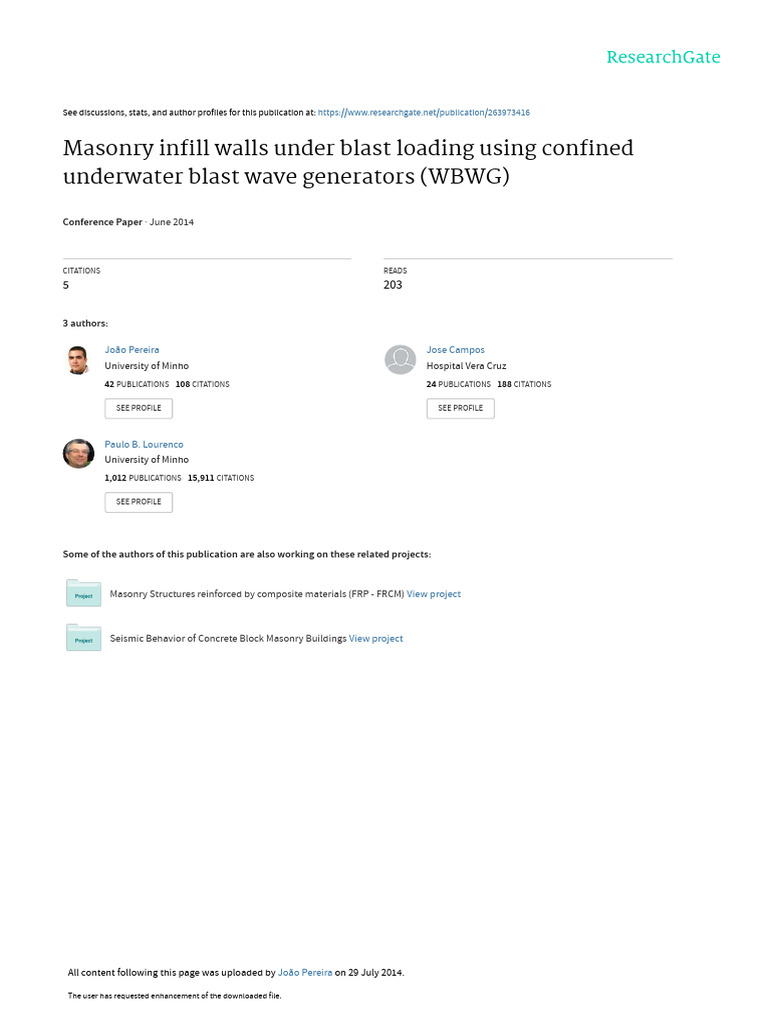 Pereira_AMCM2014 | PDF | Shock Wave | Deformation (Engineering)