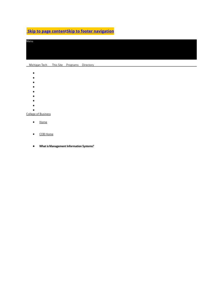 Skip To Page Content Skip To Footer Navigation: Michigan Tech This Site ...
