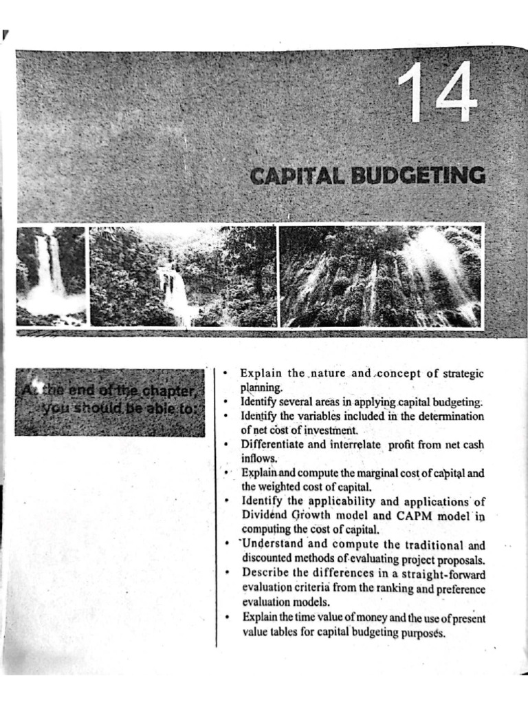 Agamata Capital Budgeting 1 | PDF