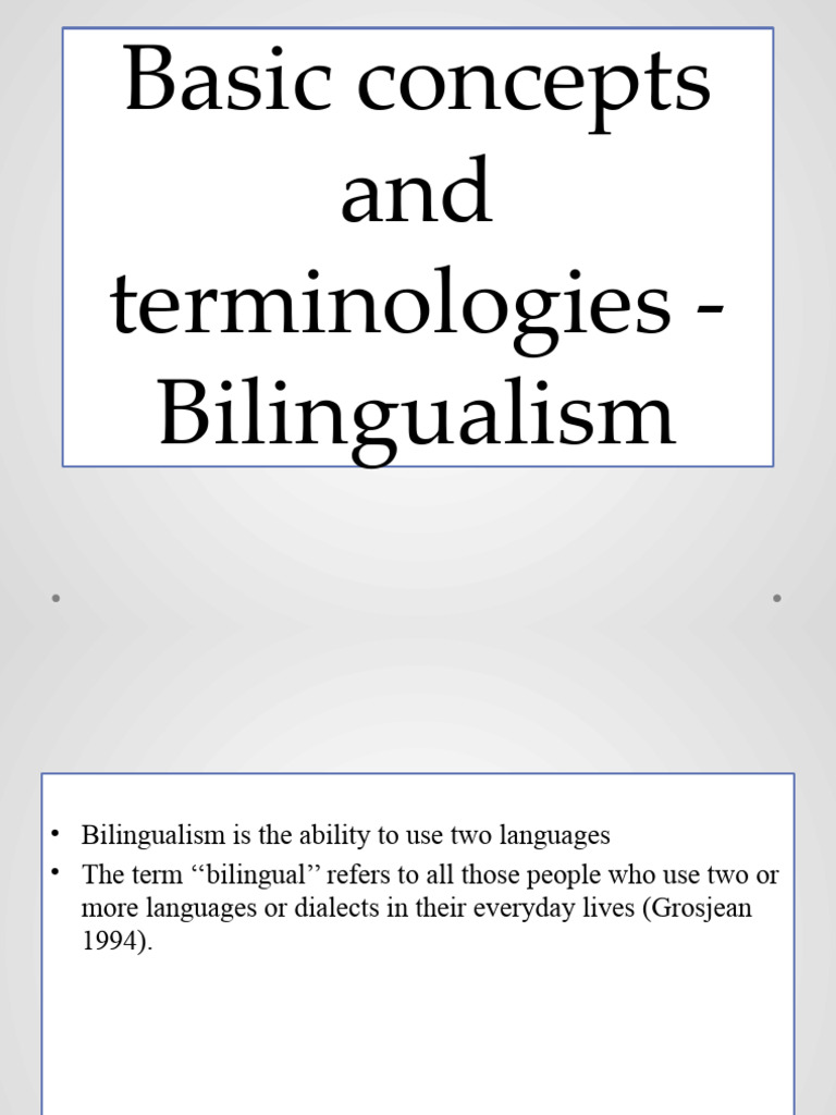 Bilingualism | PDF | Second Language | Second Language Acquisition