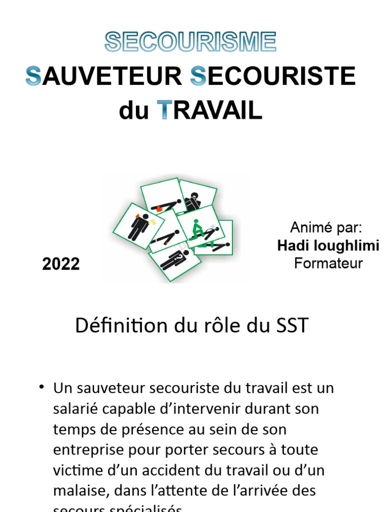 Rôle et actions du SST en entreprise | PDF | Réanimation cardio ...