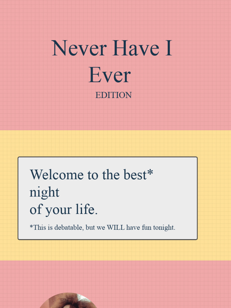 Pink Yellow and Blue Stickers and Badges Never Have I Ever Girls' Night ...