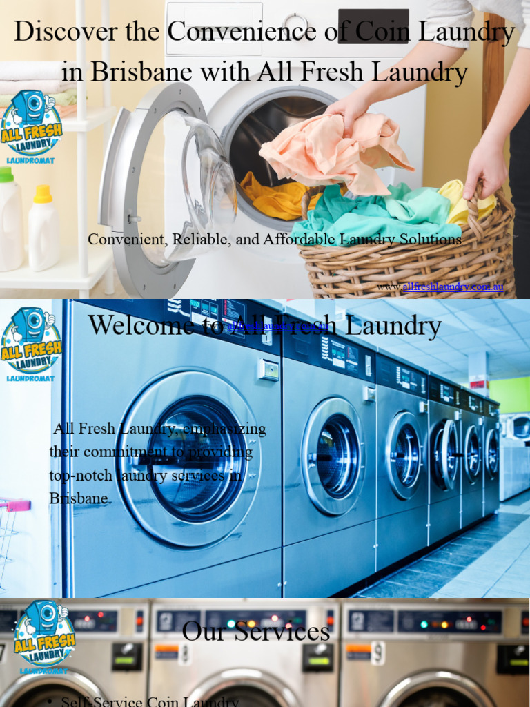 Discover The Convenience of Coin Laundry in Brisbane With All Fresh ...