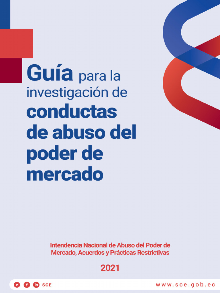 Guía-para-la-investigación-de-conductas-de-abuso-del-poder-de-mercado-2021 | PDF | Elasticidad ...