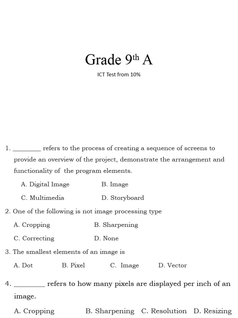 Grade 9th B Unit 4 | PDF
