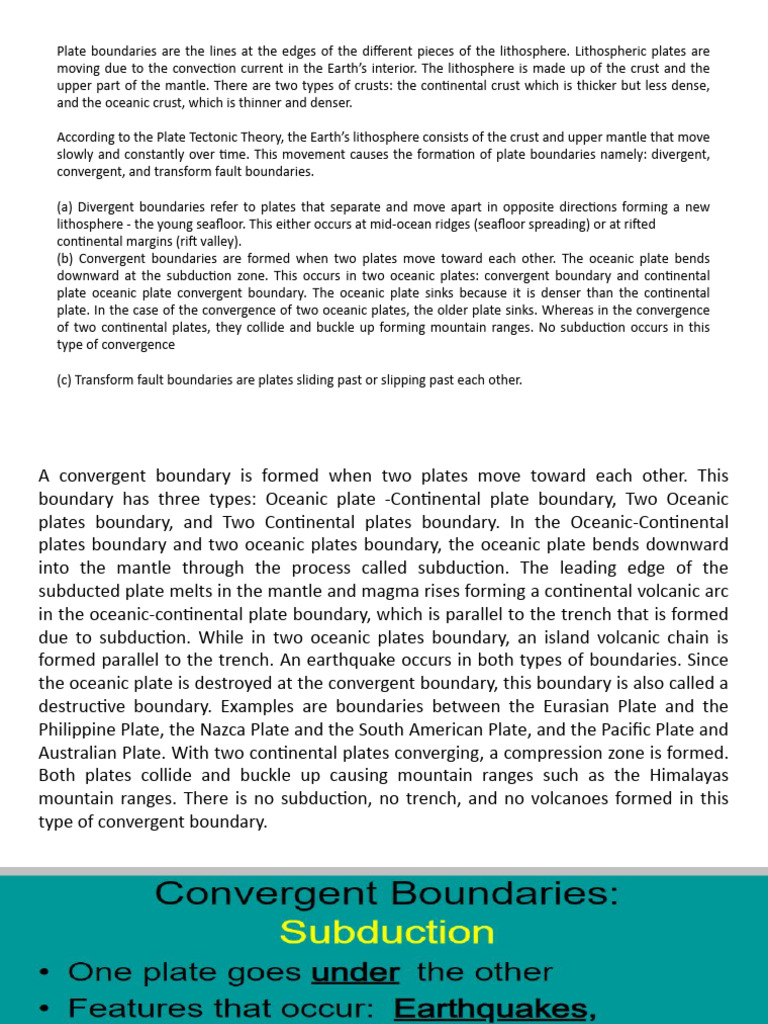 Module 2 Plate Boundaries | PDF | Plate Tectonics | Volcano