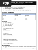 Phased Array Ultrasonic Testing Procedure | PDF | Nondestructive ...