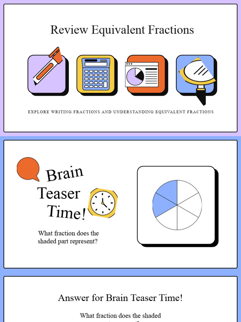 Understanding Equivalent Fractions | PDF | Lexicology | Mathematical ...