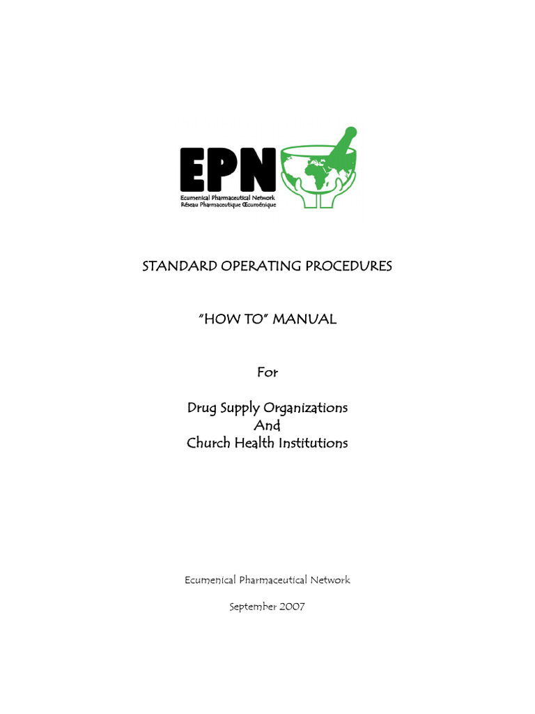 EPN-SOP-Manual_EN | PDF | Procurement | Policy