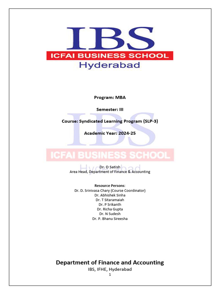 Finance Material | PDF | Expense | Dividend