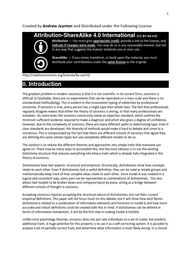 Socionics Visualization And_ (Z-Library) | PDF | Theory | Experiment