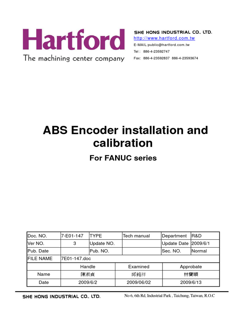 Fanuc Encoder Calibrationenglish | PDF | Parameter (Computer Programming) | Computing