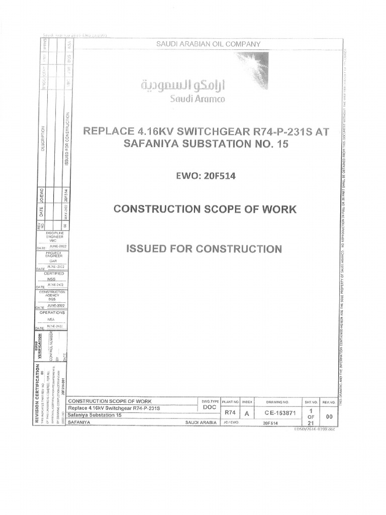 Scope of Work | PDF