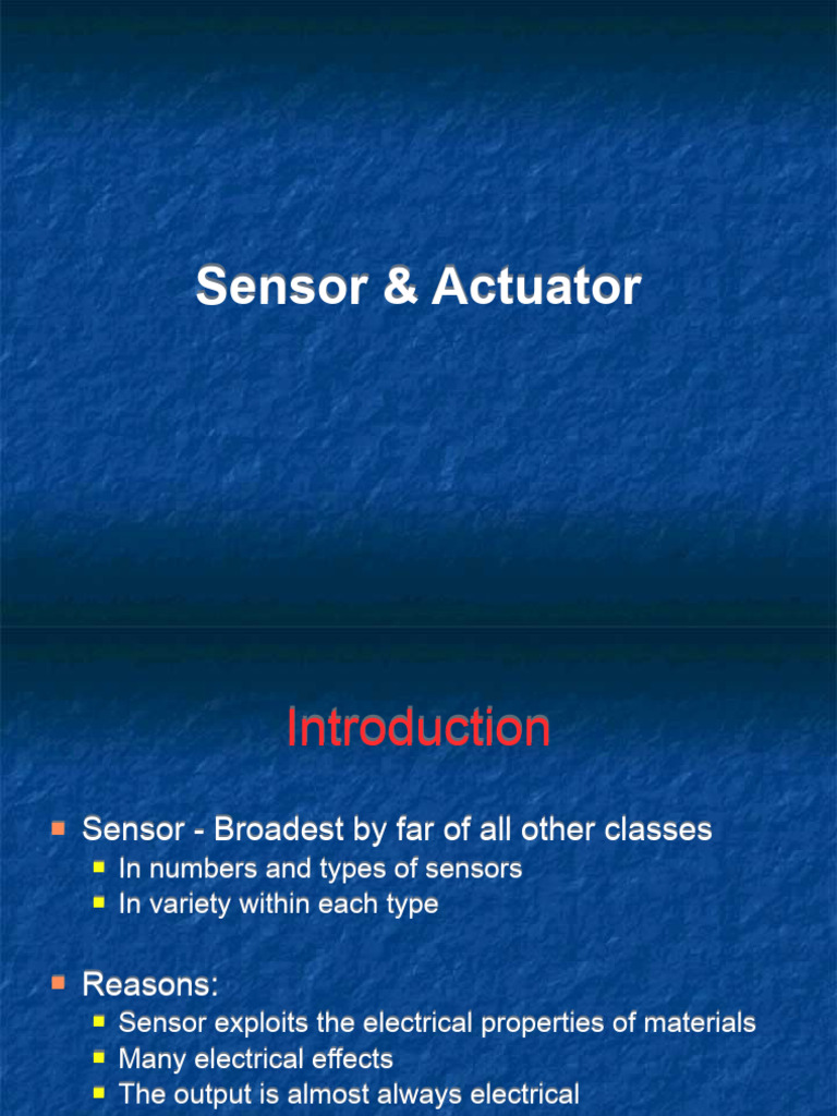 Topic 2 Sensor Actuator Pdf Inductance Inductor