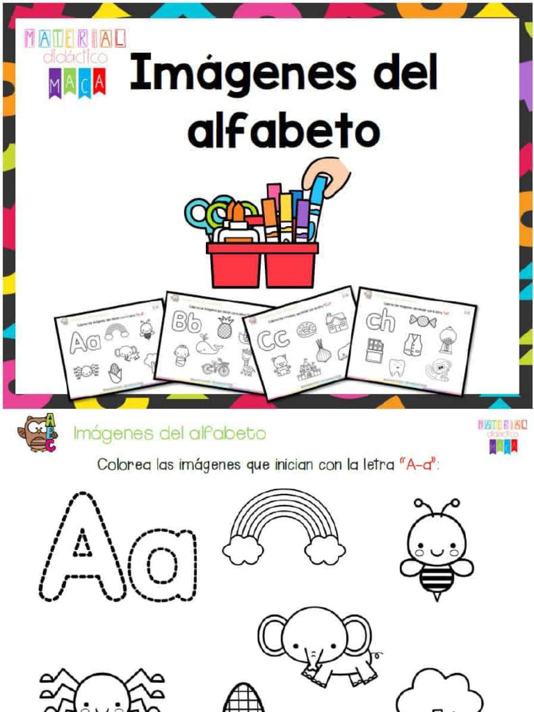 Abc Abecedario Colorea | PDF