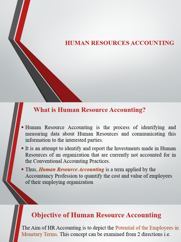 HR Accounting | PDF | Human Resources | Investing