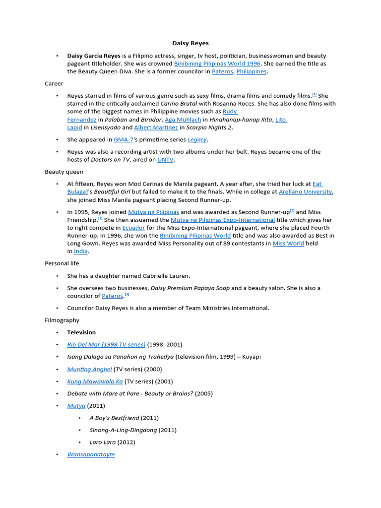 Daisy Reyes | PDF