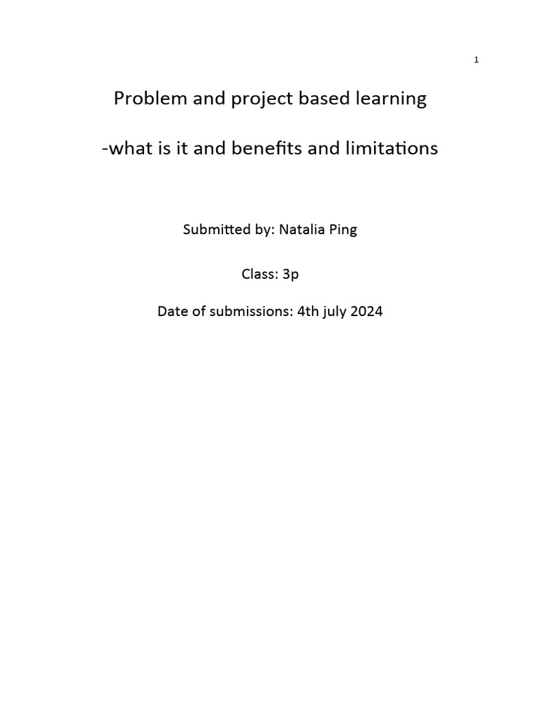RSK Practice1 | PDF | Project Based Learning | Learning