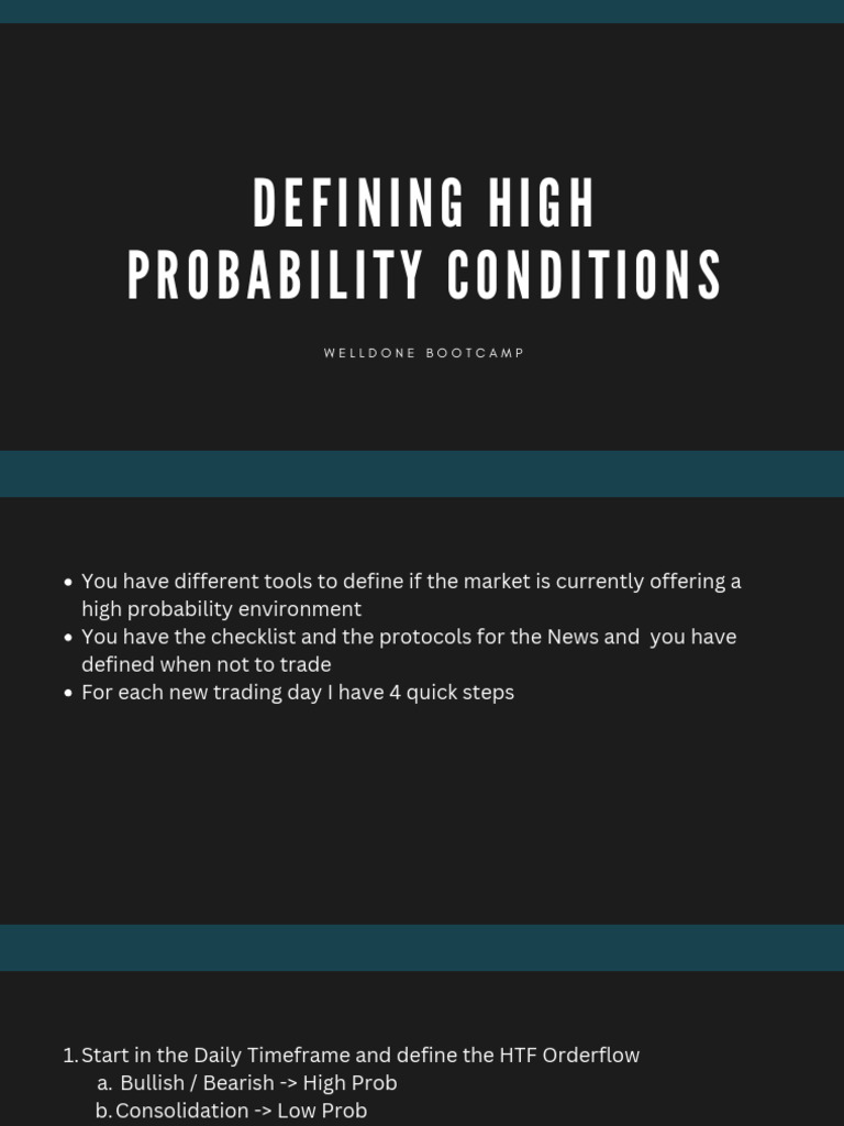 High Probability Trading Conditions Guide | PDF