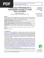 CFPB Financial Well-Being Scale Guide | PDF | Survey Methodology | Well ...