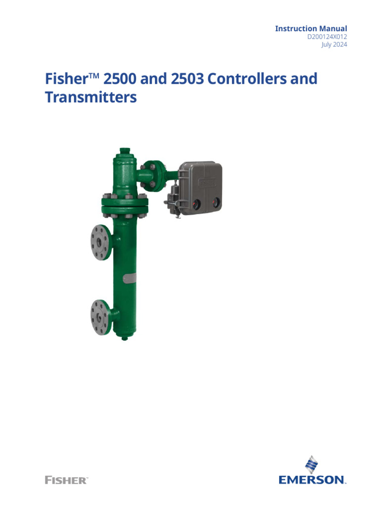 Fisher 2500/2503 Controllers Manual | PDF | Steel | Filtration
