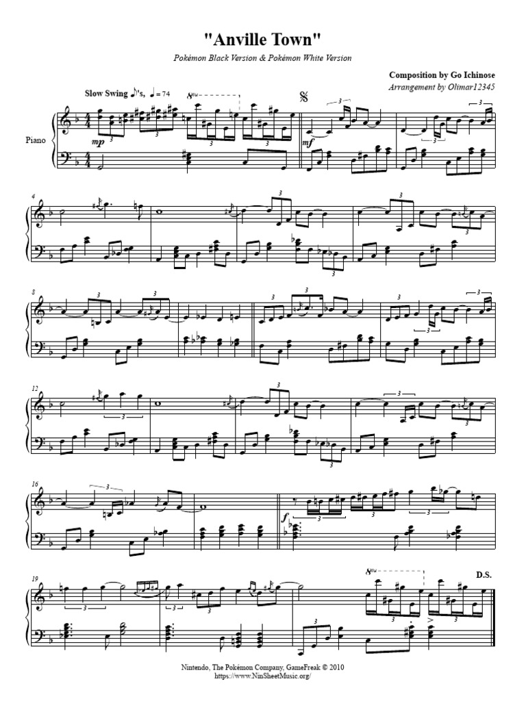 Pokemon Black Version Pokemon White Version - Anville Town | PDF ...