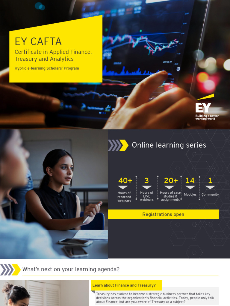 EY CAFTA Hybrid E-Learning Scholor's Program | PDF | Analytics | Non Bank Financial Institution